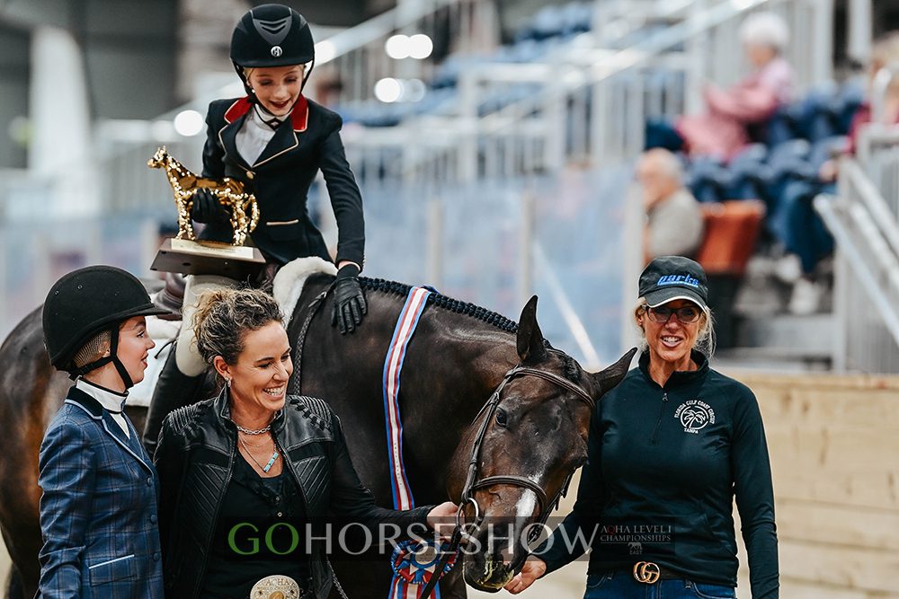 GoHorseShow - 5 AQHA East L1 Championships 2025 - Ali Hubbell Jocelyn Grabow and Skye Miles Veldman